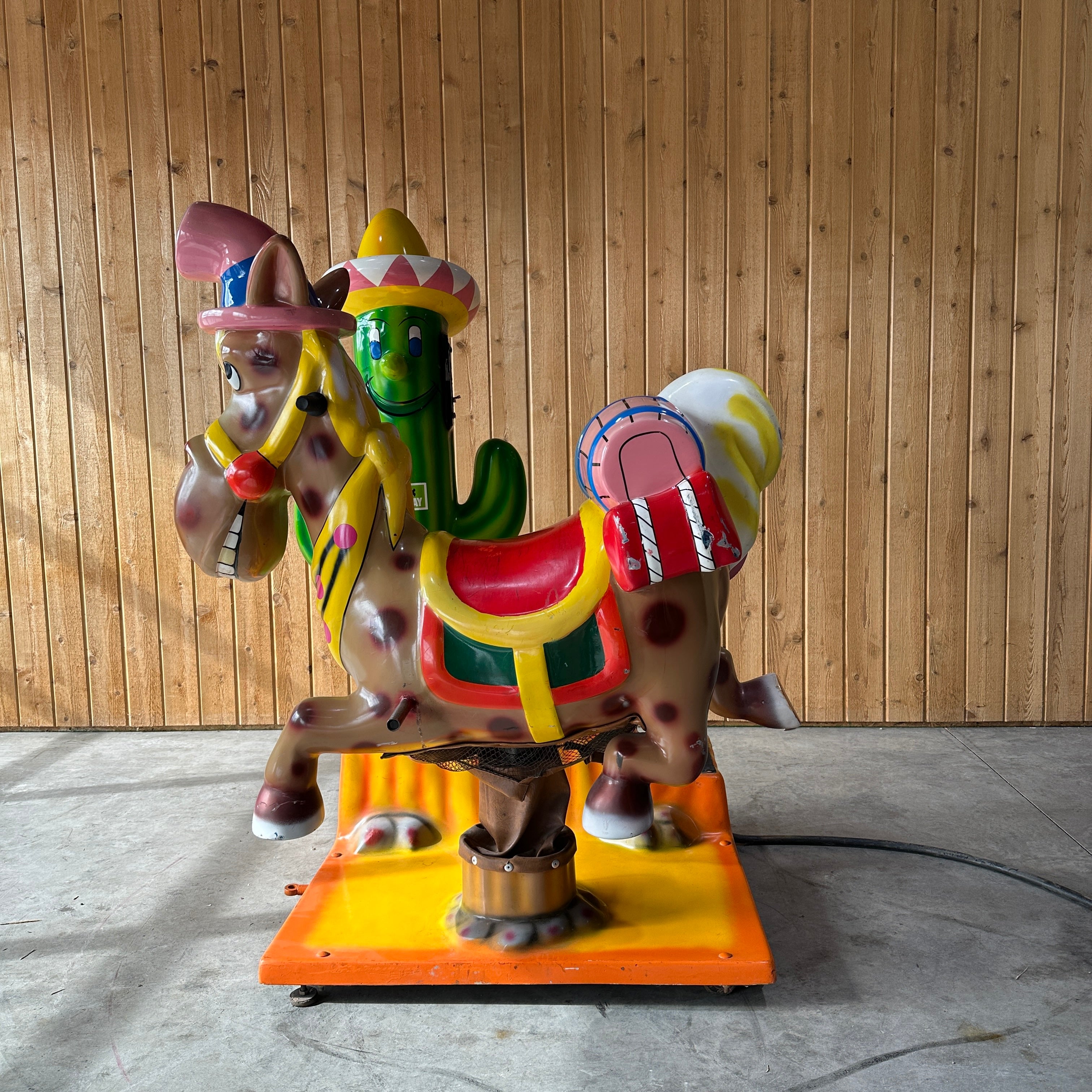 Zamperla Fiesta Donkey Kiddie Ride – MAXmotive LLC