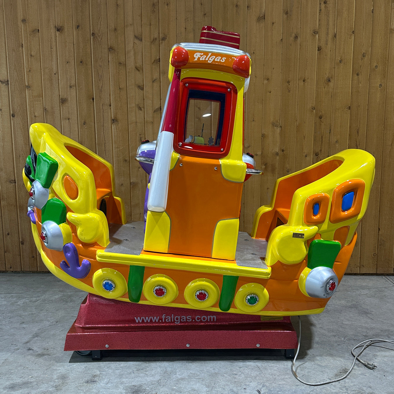 Falgas Pirate Ship Coin-operated Kiddie Ride – MAXmotive LLC