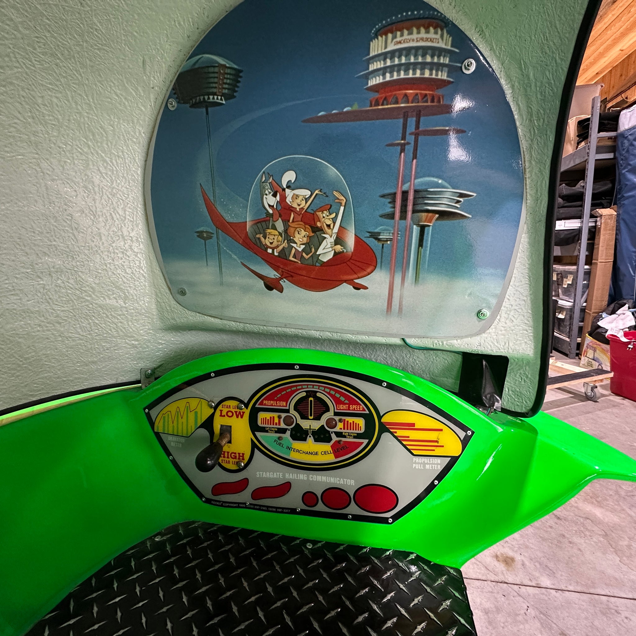 Coin Operated Jetsons Kiddie Ride – MAXmotive LLC