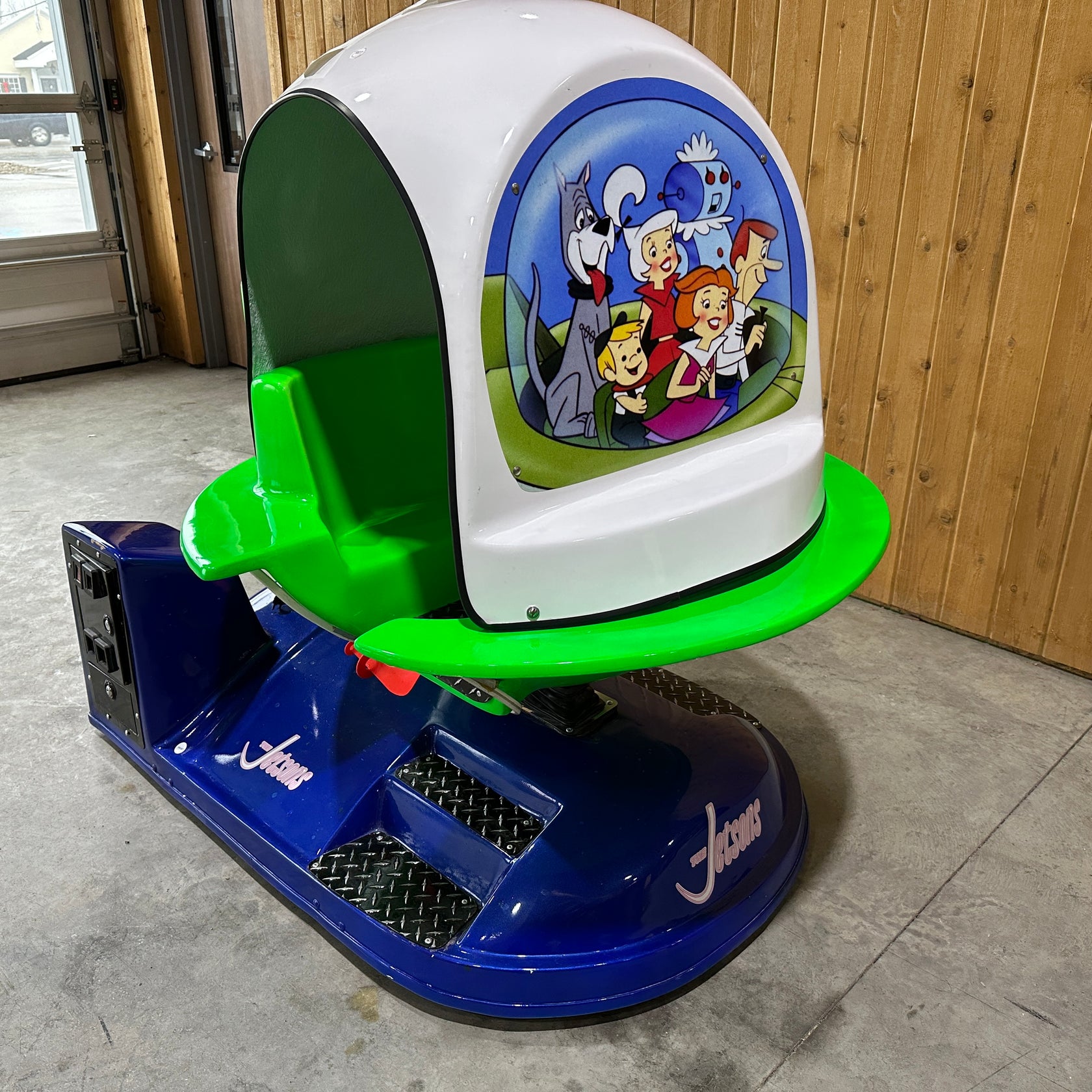 Coin Operated Jetsons Kiddie Ride – MAXmotive LLC