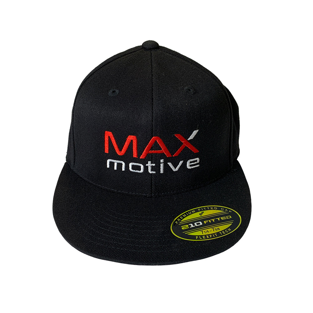 MAXmotive Logo Hat - Flex Fit - Flat Brim – MAXmotive LLC